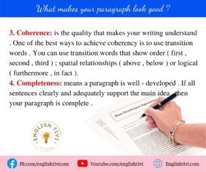 What is a Paragraph? Writing a Paragraph Examples - Englishtivi