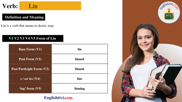 Lin V1 V2 V3 V4 V5 Base Form, Past Simple, Past Participle Form of Lin ...