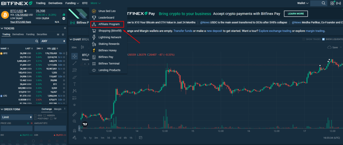 Bitfinex Referral Code: U7OThYIDt (Claim Sign Up Bonus 2023)